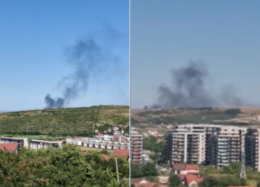 Incendiu lângă rampa de gunoi din Cluj-Napoca! Două barăci au luat foc ...
