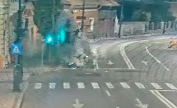 Accidentul mortal de pe Moților. Momentul impactului, surprins de camerele de supraveghere. VIDEO