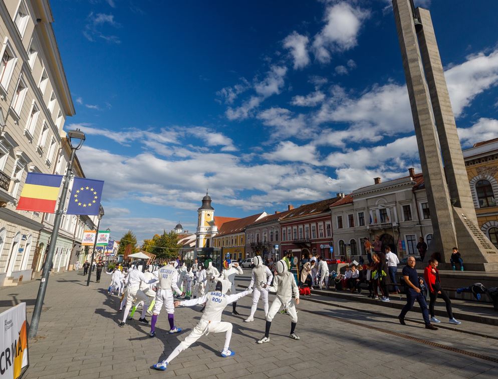 Scrimă pe Bulevardul Eroilor, de Săptămâna Europeană a Sportului la ...