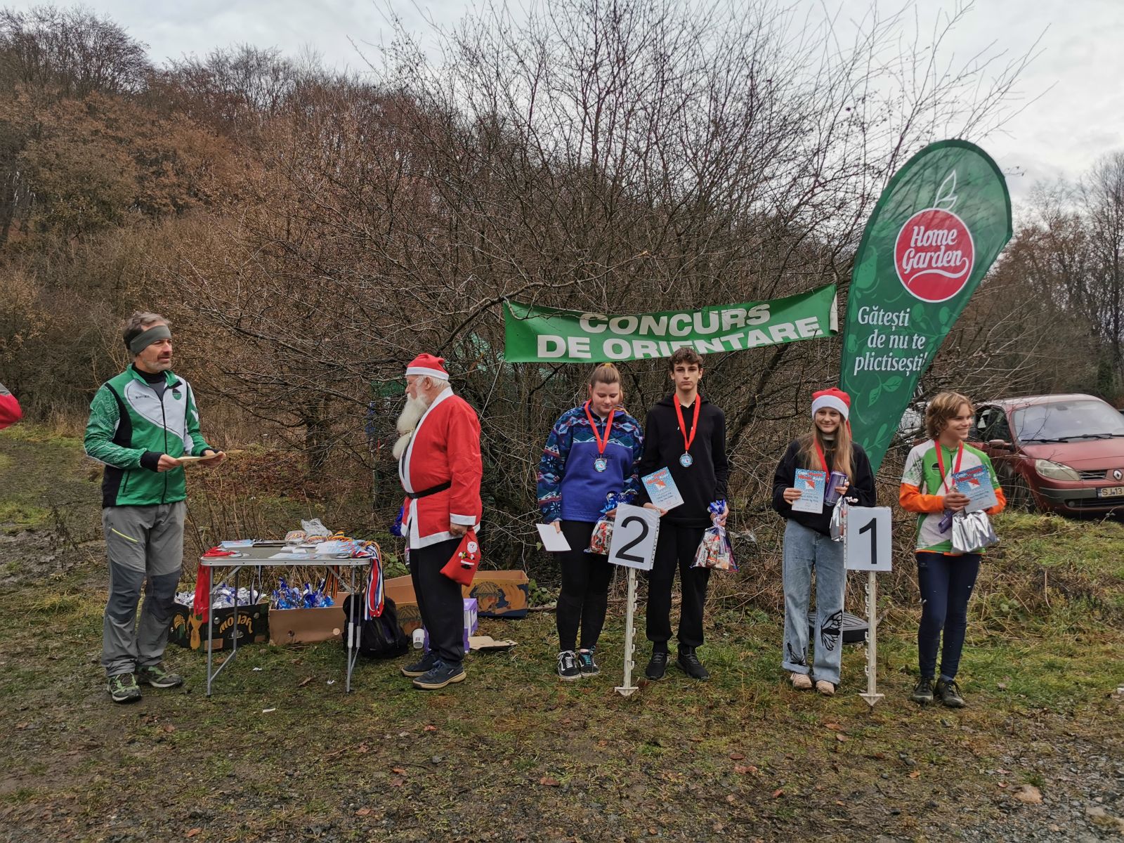 Un Moș Nicolae veritabil și-a desemnat câștigătorii la orientare în ...