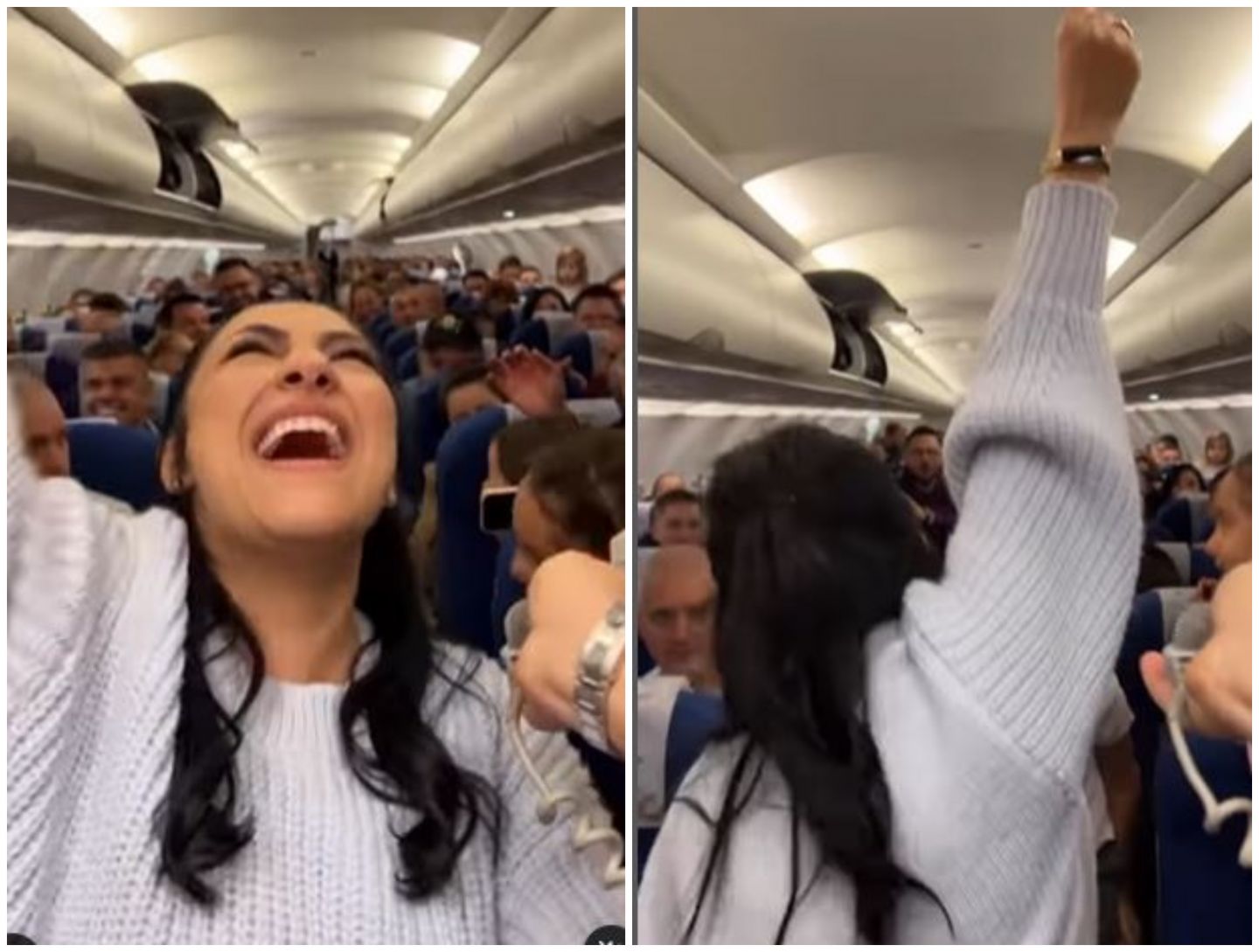 Andra, show „la înălțime”. A ridicat în picioare toți pasagerii de pe ...