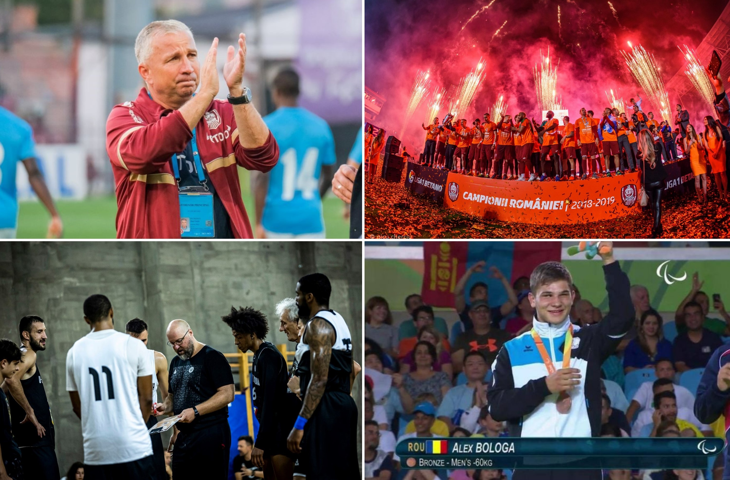 CFR și U-BT Cluj se luptă pentru echipa anului. Dan Petrescu și judoka ...