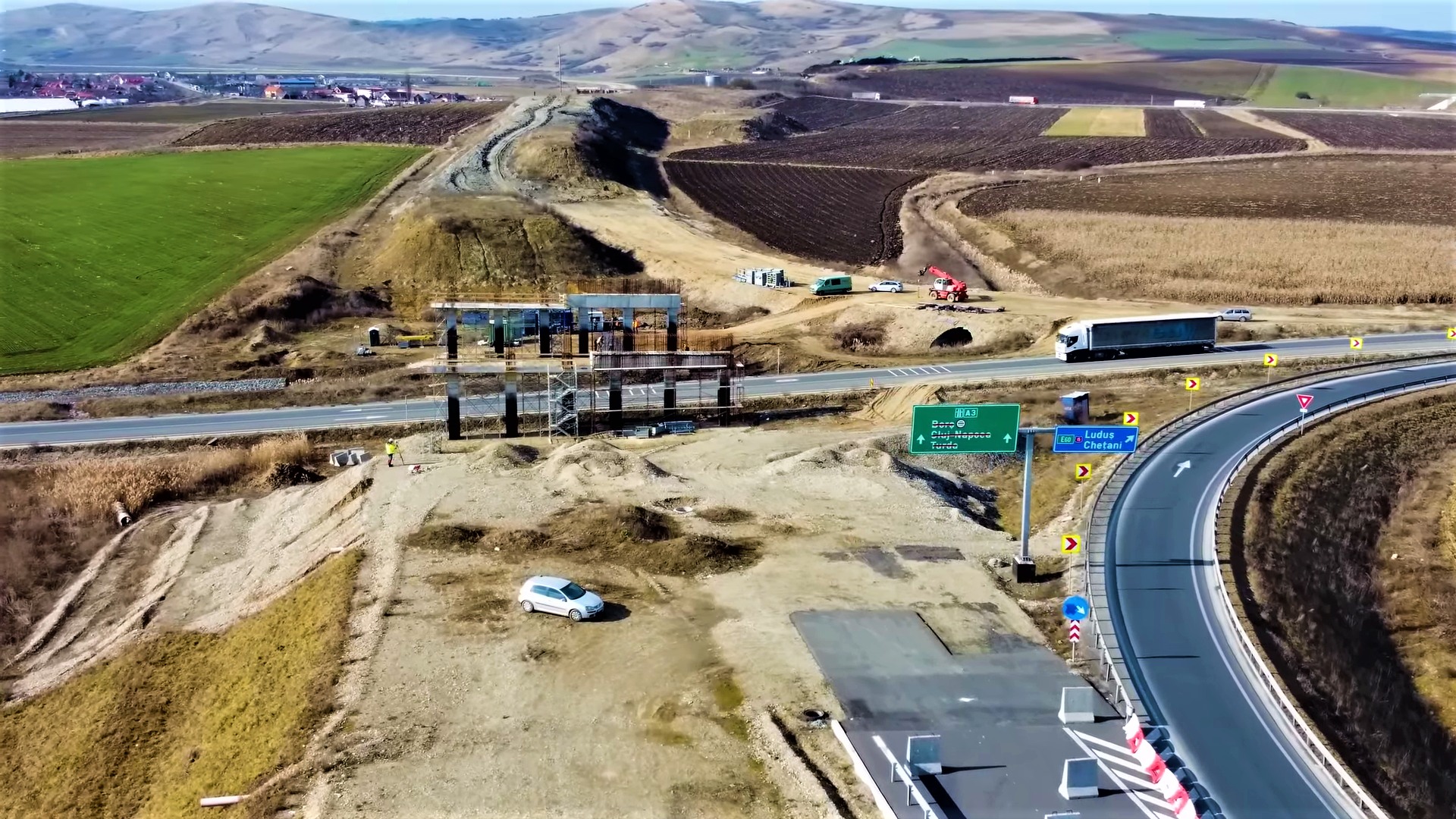 Avans pe singurul lot lipsă din Autostrada Transilvania, între Cluj și ...