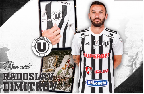 Radoslav Dimitrov, noul jucător al Univesității. Vine de la Sepsi și ...