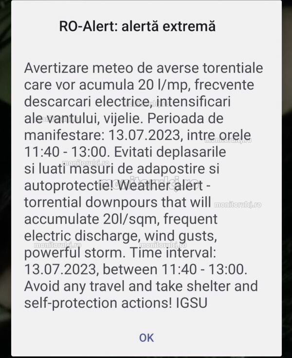 S-A RUPT CERUL în Cluj-Napoca. Mesaje RO-ALERT: „Evitați deplasările”