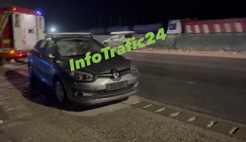 Polonez, lovit în plin de o mașină, în Apahida. Victima a murit la spital. VIDEO