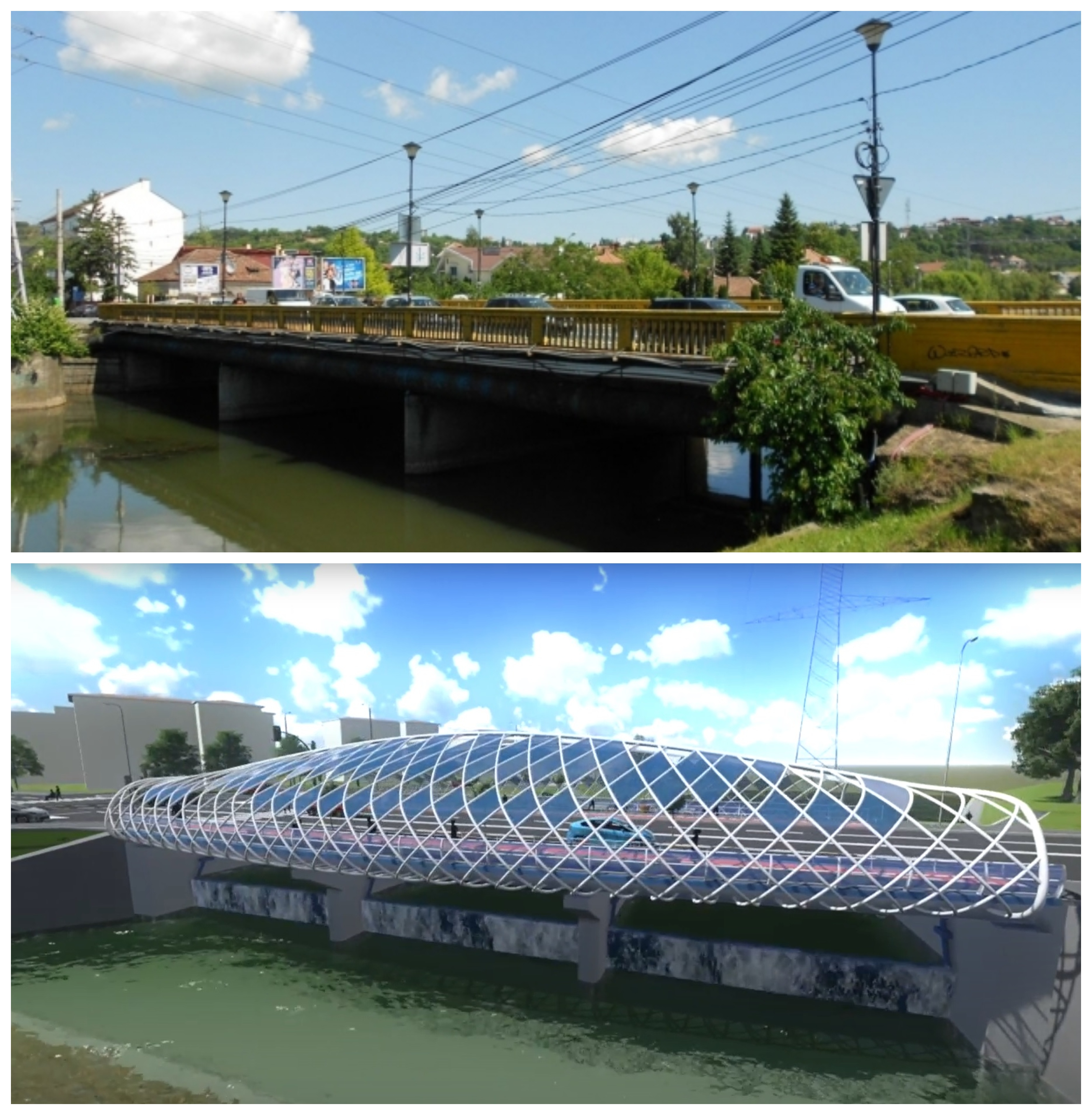 Podul Garibaldi intră în linie dreaptă. Documentația actualizată ...