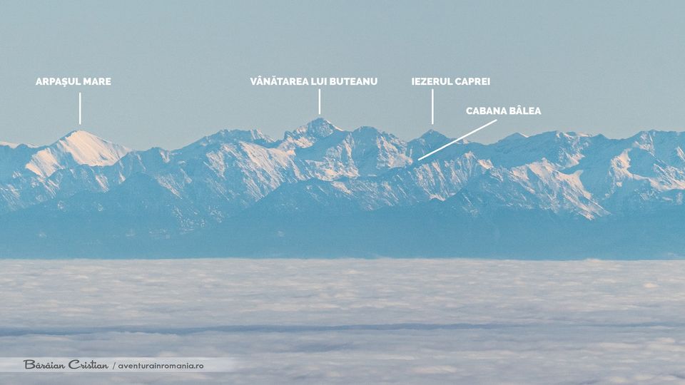 Munții Făgăraș, fotografiați din CLUJ, de la mare distanță! Imagini ...