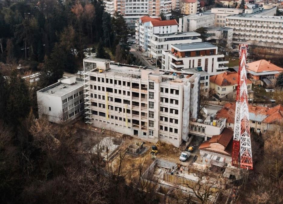 Centrul de Patologie Vasculo-Cerebrală și Neurochirurgie din Cluj, ridicat în proporție de 50% ...