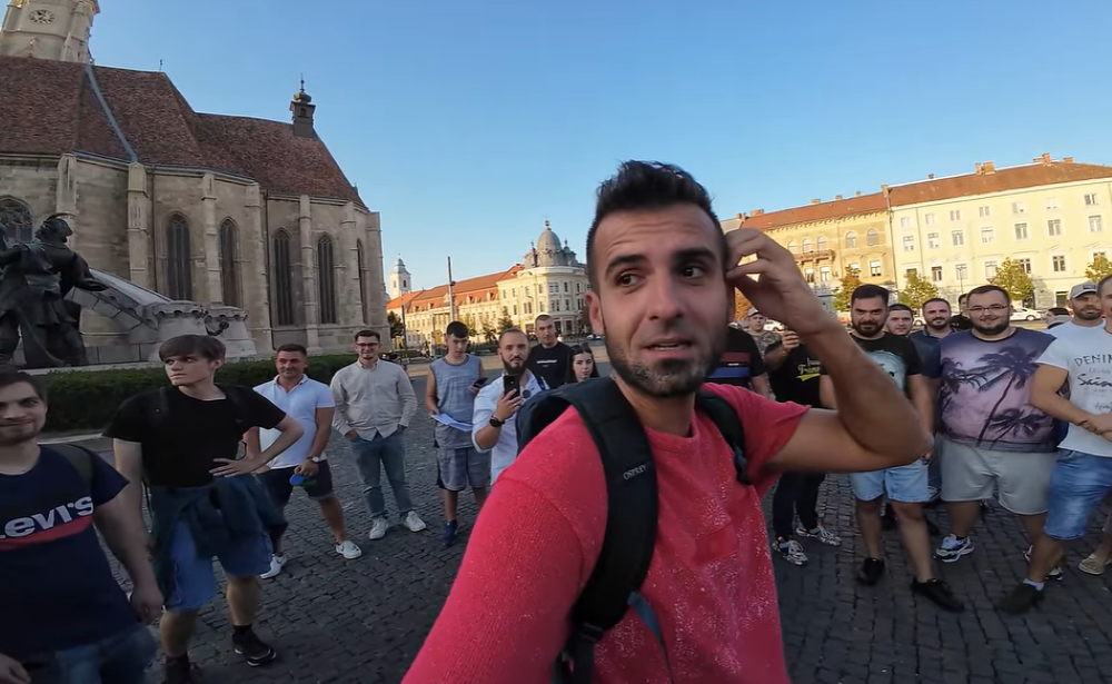 A fost la Cluj cel mai cunoscut Youtuber de călătorii din România ...