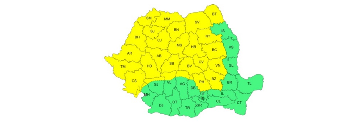 Ploi abundente și furtuni în Transilvania și alte regiuni