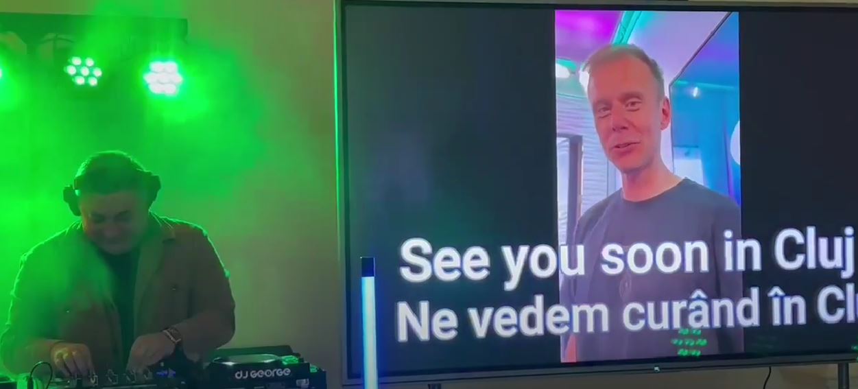DJ Tișe, din nou la platane. Mesaj special de la Armin Van Buuren: „See ...