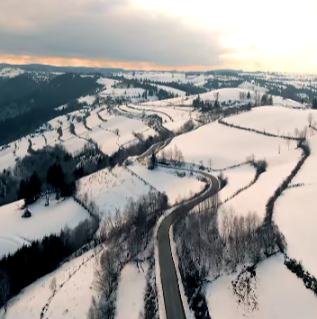 Peisaje de poveste pe „drumul lui Antonescu” din Cluj! Filmare din ...