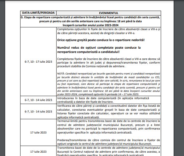 Admitere liceu 2023. Ghid pentru completarea fișei de înscriere pentru ...
