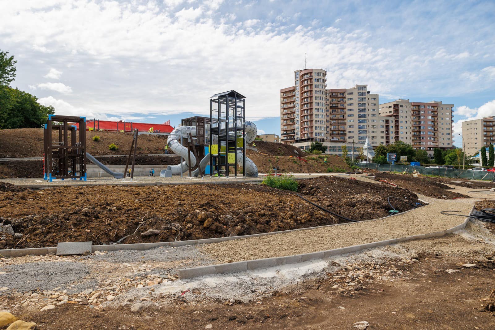 Parcul Observator prinde contur! Va fi gata în 2023. Boc: „90% din parc - suprafața verde” FOTO
