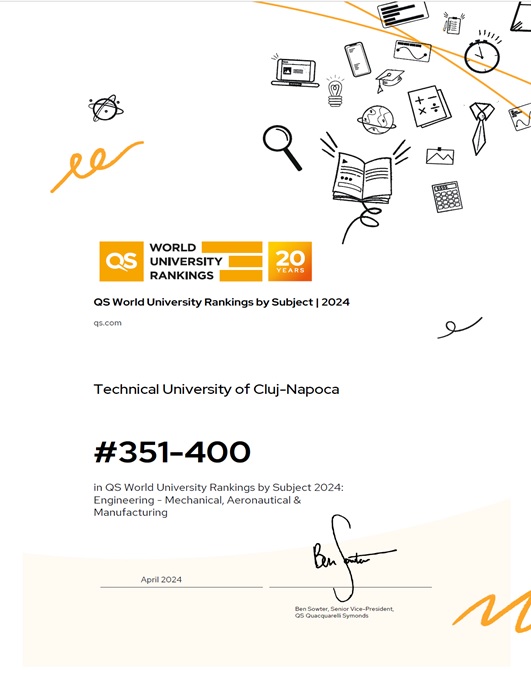 Universitatea Tehnică din Cluj-Napoca - în topul universităţilor în ...