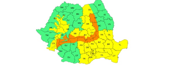 Avertizare meteo. Crăciun cu ninsori, viscol, frig!