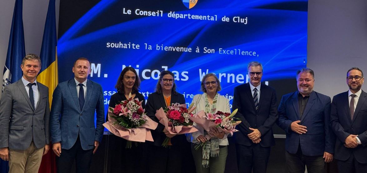 Delegație oficială franceză, în vizită la Consiliul Județean ...