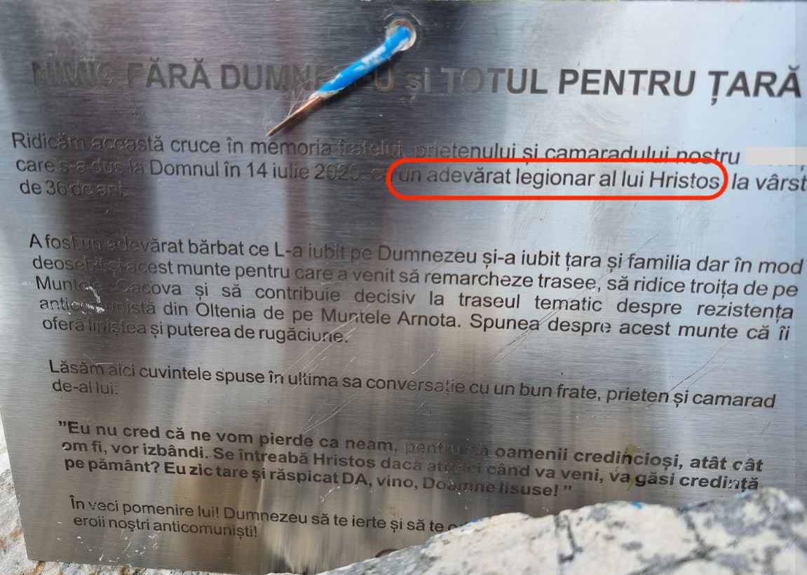 Simboluri fasciste pe munții României: însemne legionare pe Vârful Buila