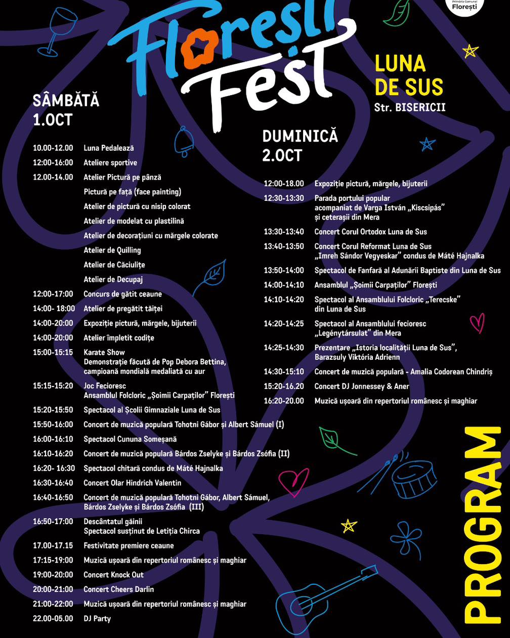 A început Florești Fest! Vezi programul pentru întreg weekend-ul. FOTO